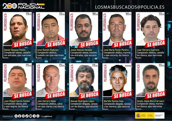 Dit zijn Spanje's most wanted-criminelen | InSpanje.nl